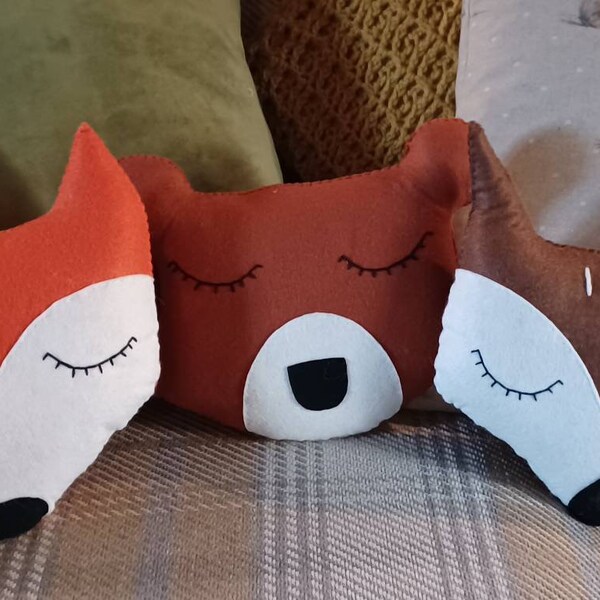 Fox Cushion - Etsy