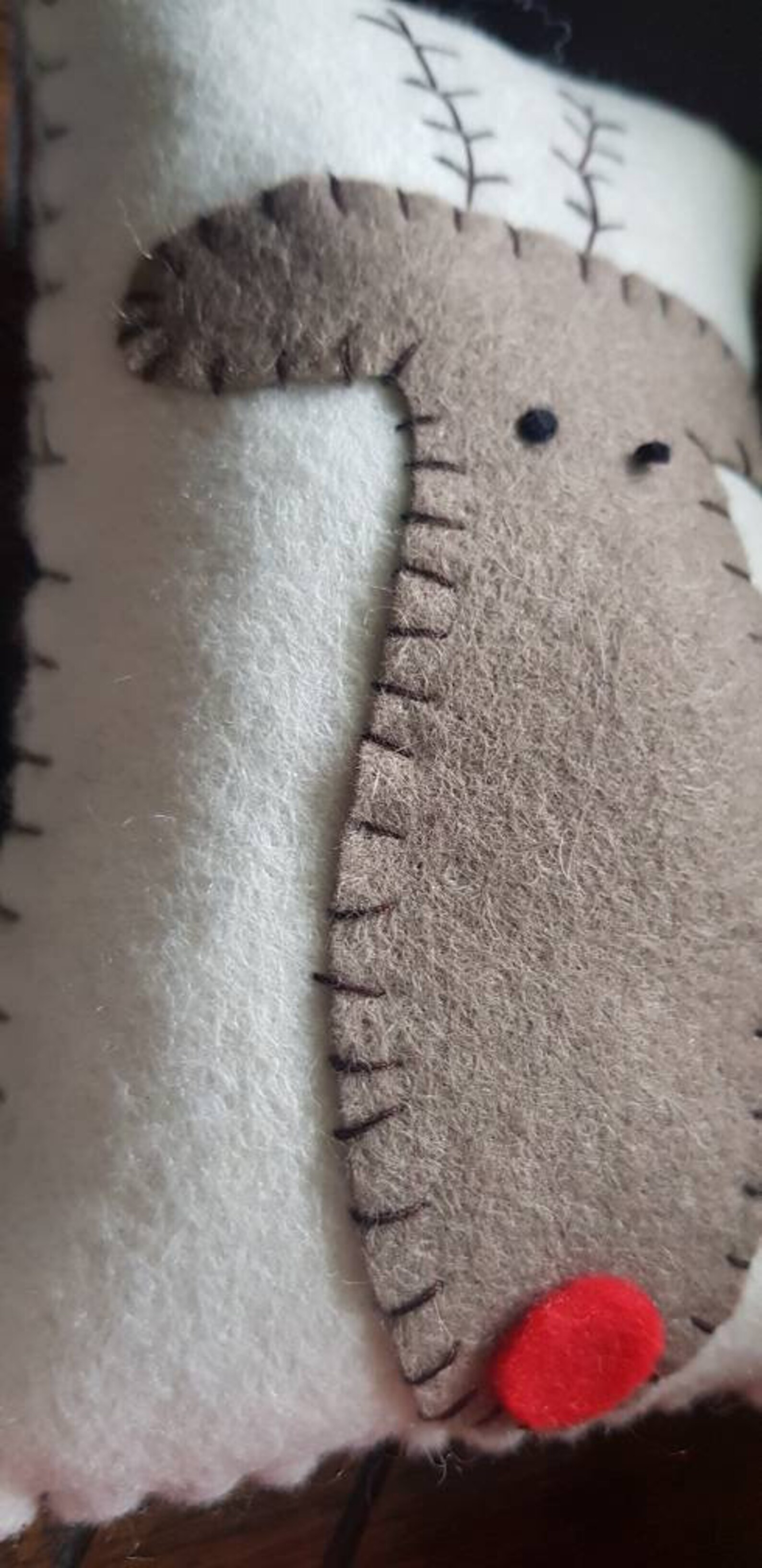 Christmas Bowl Fillers. Felt Christmas Pillows. Wool Applique - Etsy UK