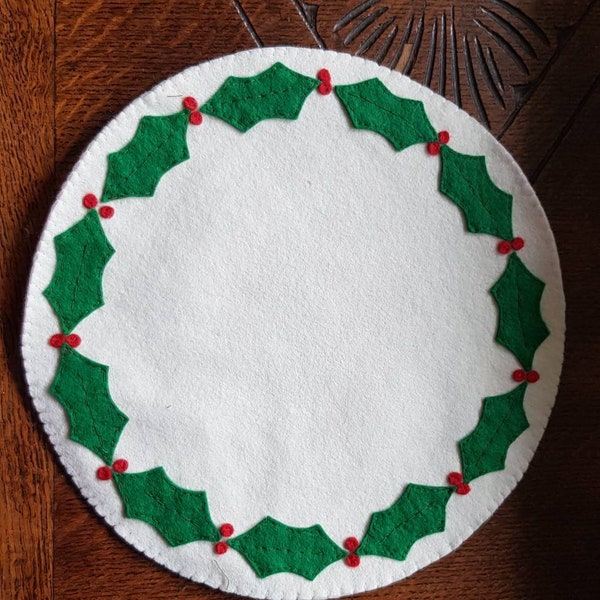 Wool Candle Mat - Etsy