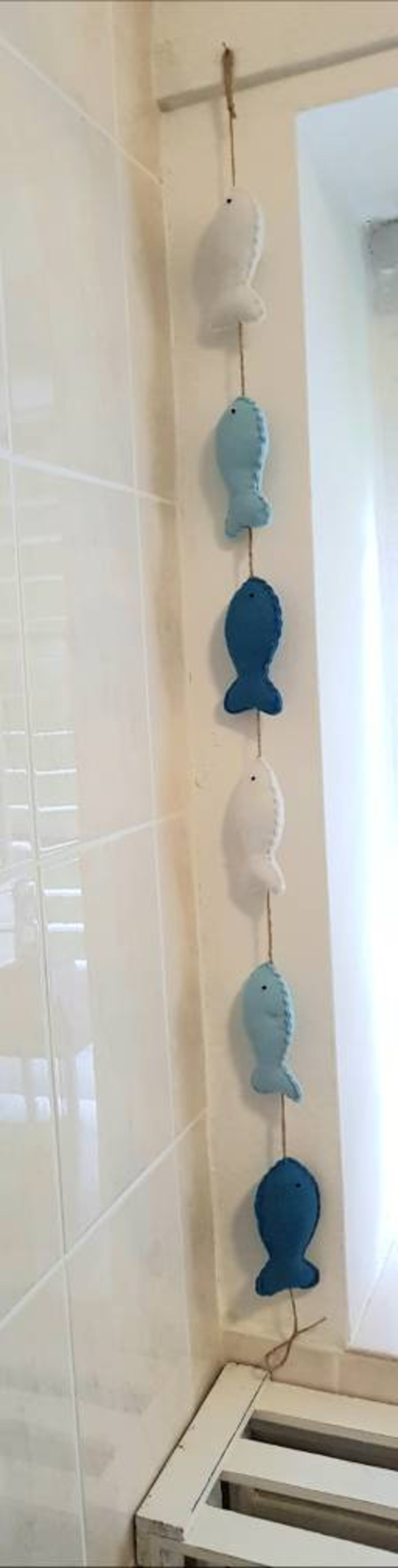 Fish Garland. Felt Fish Wall Hanging. Bathroom Decor - Etsy