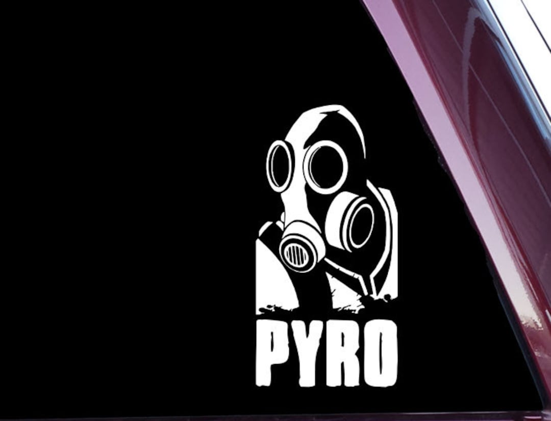 PYRO - Team Fortress 2 - TF2 - Die Cut Decal / Sticker Not Printed - Etsy