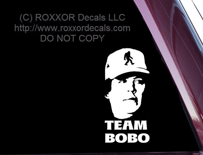 Team Bobo - Funny Die Cut Decal (B-0009) - Etsy