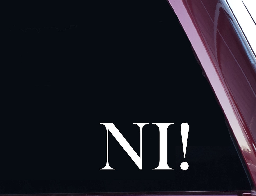 Ni!-funny-die Cut Decal Sticker NOT PRINTED - Etsy