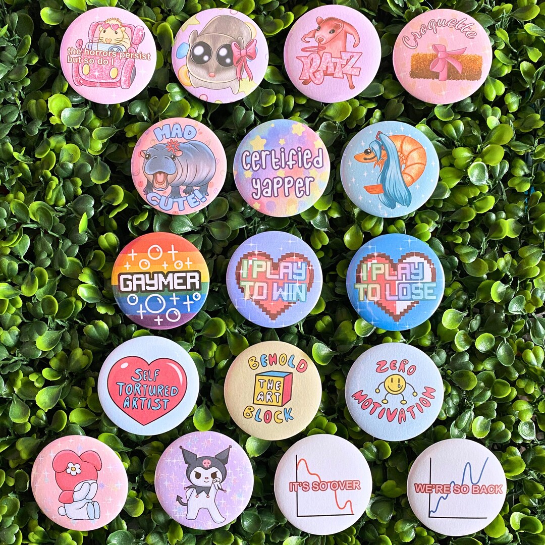 Meme Buttons - Etsy