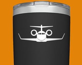 Decal of a Gulfstream G650 angle 1 G600 Fegraphics - Etsy