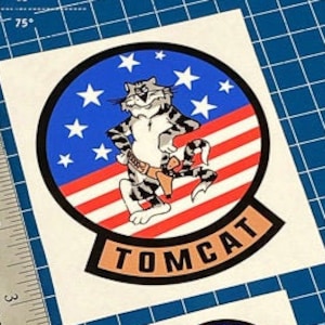 F-14 Tomcat Patch Decal [high Quality] Tomcat Emblem, Insignia, F14 ...