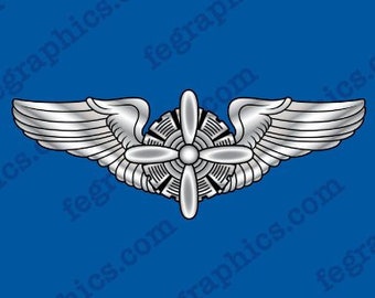 Flight Engineer Wings Decal master USAF Full Color, FE Wings, Engineer ...