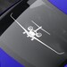Learjet 45 angle 1 Lear 45XR Decal, Learjet 40 Vinyl Decal Sticker ...