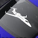 Learjet 45 [angle 1] Lear 45XR Decal, Learjet 40 Vinyl Decal Sticker ...