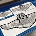 Enlisted Aircrew Wings Decal (senior USAF) Full Color, Aircrew Badge ...