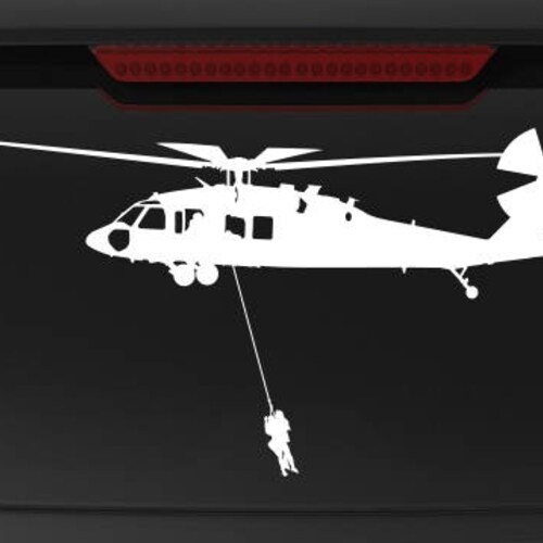 UH-60 Black Hawk Vinyl Decal Big © 2013 Laced up Decals - Etsy