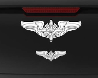 Flight Engineer Wings Decal master USAF Full Color FE - Etsy