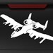 A-10 Thunderbolt II [angle 2] A-10 Decal, A10 Decal, A-10 Vinyl Decal ...