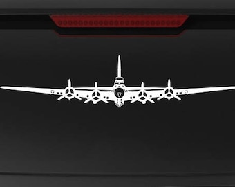 B-17 Flying Fortress angle 1 B-17 Decal B17 Decal B-17 - Etsy