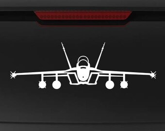 F/A-18A F/18C Hornet Front Vinyl Decal / Sticker - Etsy