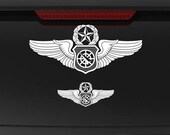 Air Battle Manager Wings master USAF Vinyl Decal / Sticker - Etsy