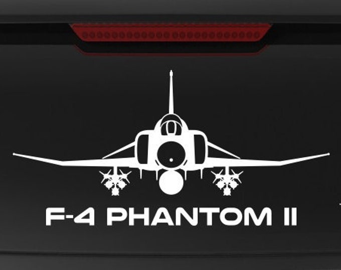 F-4 Phantom II front Loaded F4 Decal F-4 Sticker Wild - Etsy