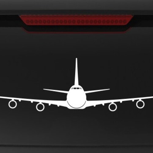 Boeing 747 Decal front 747 Decal Vinyl Decal 747-100 - Etsy