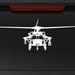 MH-60R front Armed HELO .50 Cal/agm 114 SH60R Seahawk Decal, MH60R ...