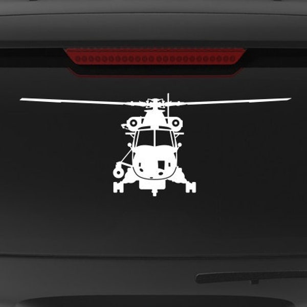 Helicopter Decal - Etsy