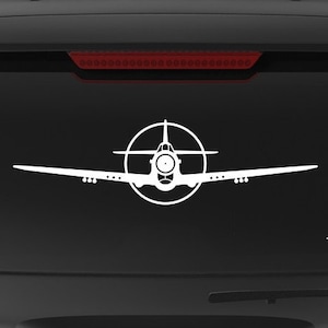 P-40 Warhawk [front] - P-40 Decal, P40 Decal, P40 Warhawk Decal, P-40 ...