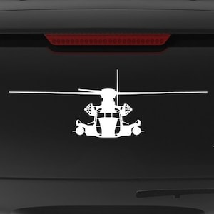 CH-53D Sea Stallion [front] CH-53D Decal, CH53 Decal, CH53 Sticker ...