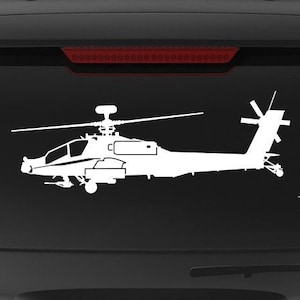 AH-64D Longbow [side 1] AH64D Longbow Decal, Boeing AH-64, AH-64 Attack ...