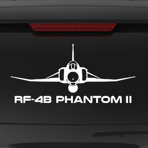 RF-4B Phantom II [front With Lettering] RF4B Decal, F-4B Vinyl Decal ...