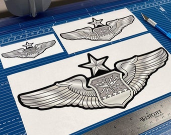 Maintenance Badge Decal senior USAF Full Color MX Badge MX - Etsy
