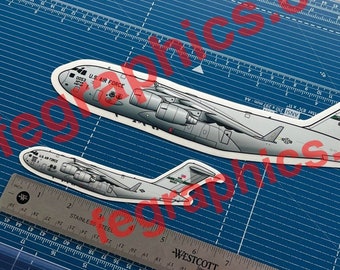 C 17 Globemaster Sticker - Etsy