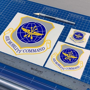 AMC Patch Decal [high Quality] Air Mobility Command Emblem, Insignia ...