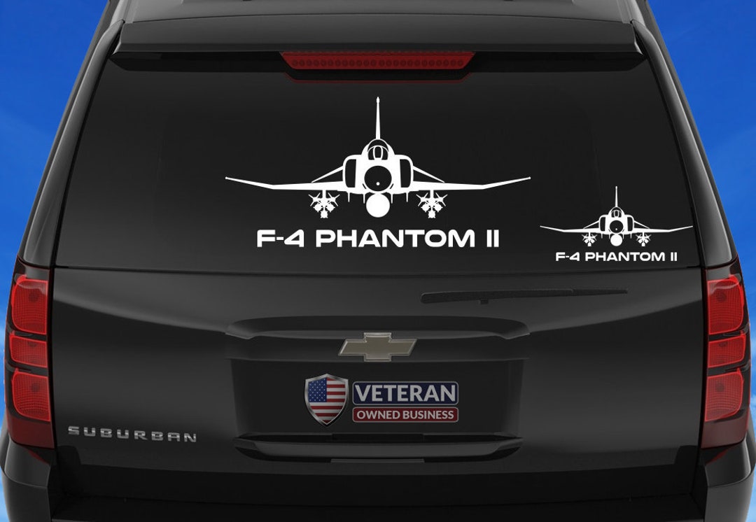 F-4J Phantom II [w/lettering Loaded] F4J Decal, F-4S Vinyl Decal, F4J ...