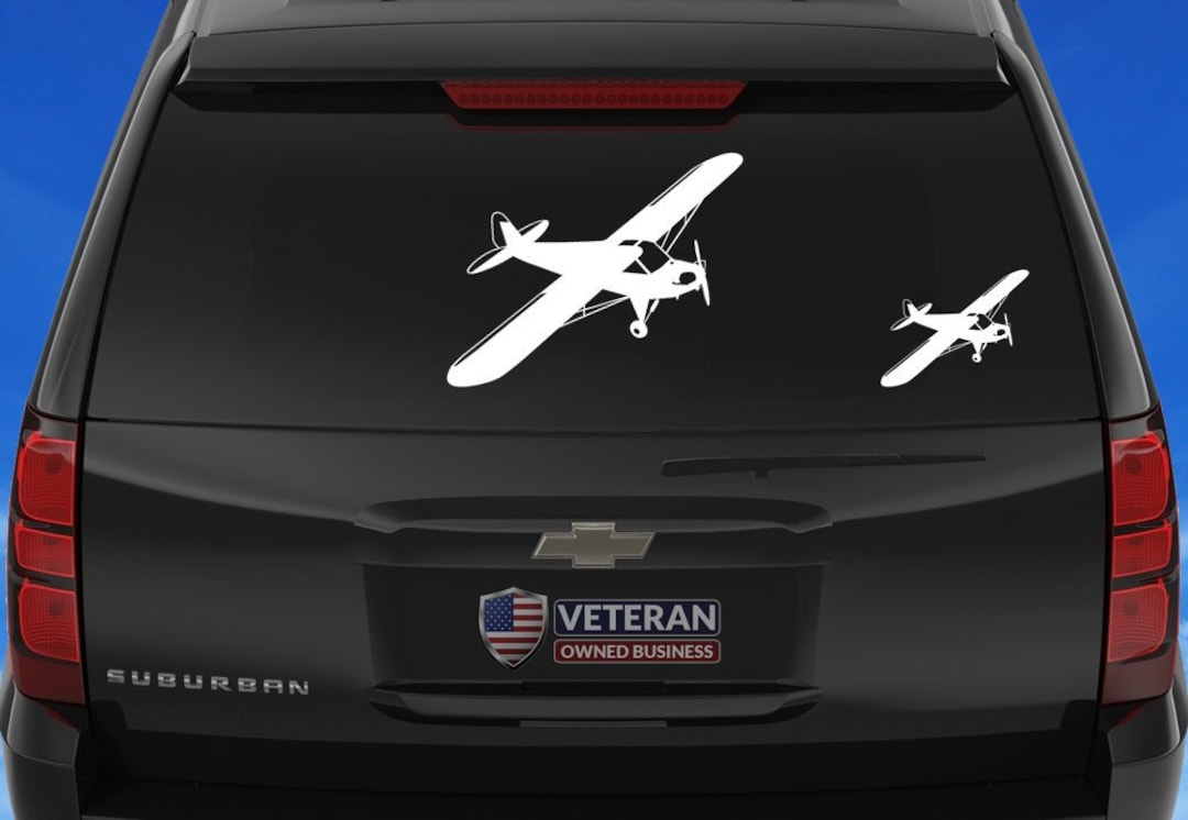 Piper J-3 Cub [angle 1] Piper J3 Cub Decal, Piper J-3 Cub Decal, J-3 ...