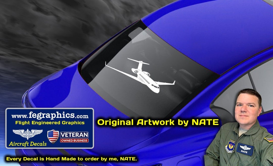 Global Express [angle 1] Global 5000 Decal, Global 5500 Decal, Global ...