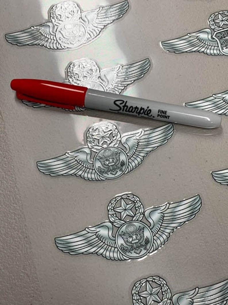 Enlisted Aircrew Wings Decal (master USAF) Full Color, Chief Aircrew ...