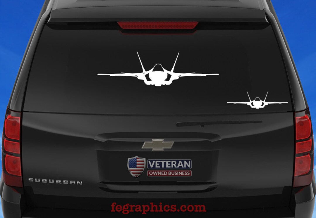 F-35C front F-35C Decal, F-35 Decal, F-35 Sticker, F-35 Lightning II, F ...