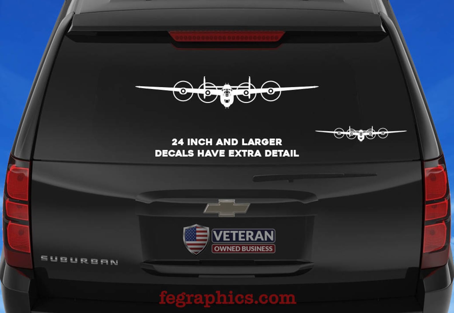 B-24 Liberator Front B-24 Decal / B24 Decal / B-24 - Etsy