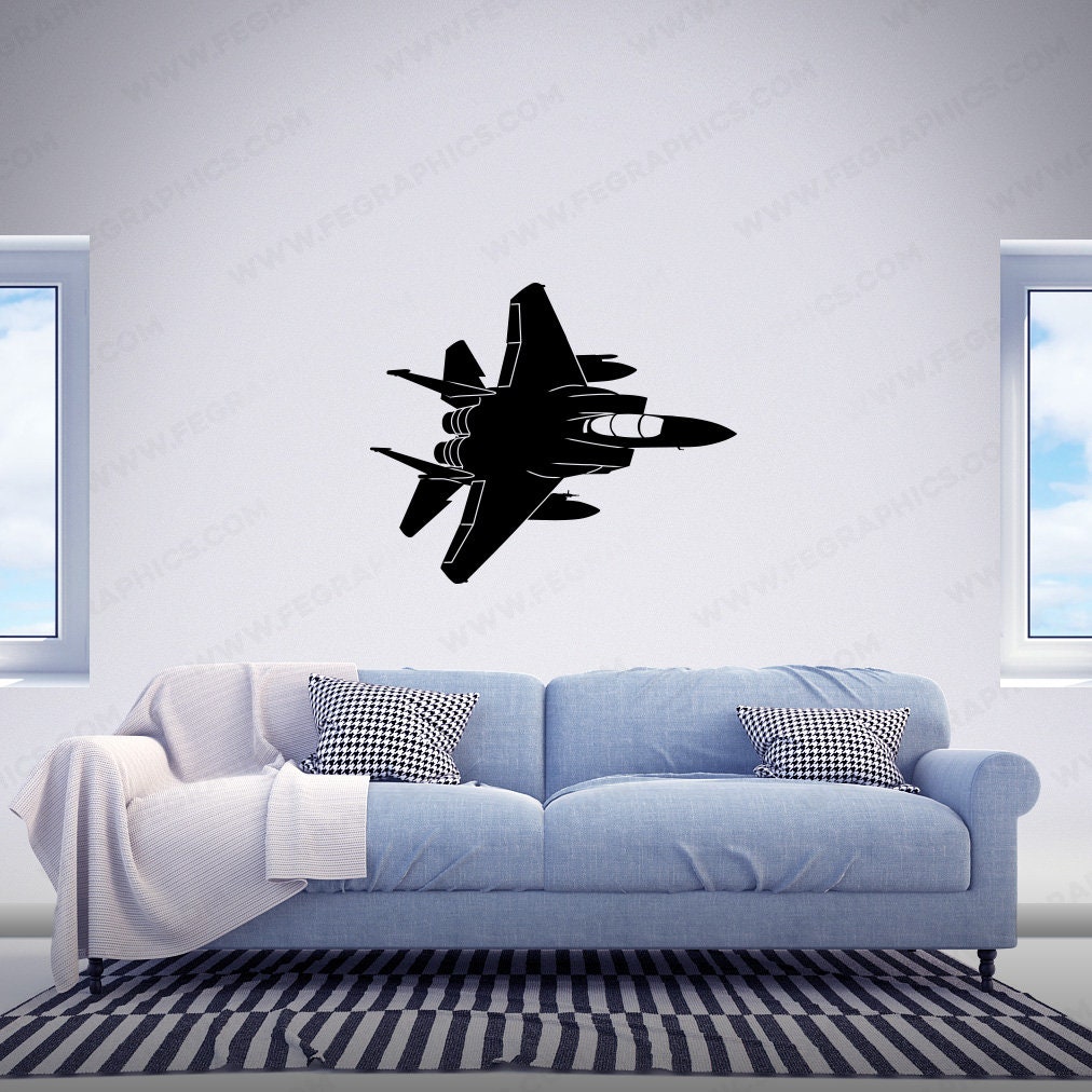 F-15C Eagle angle 1 F15C Vinyl Decal Sticker F-15 F15 - Etsy