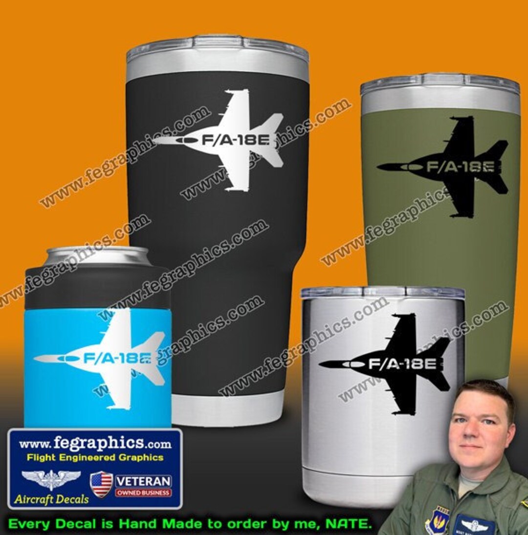 F/A-18E Super Hornet TOP W/lettering [CUP Decal] F/A-18E, F-18E, FA18 ...