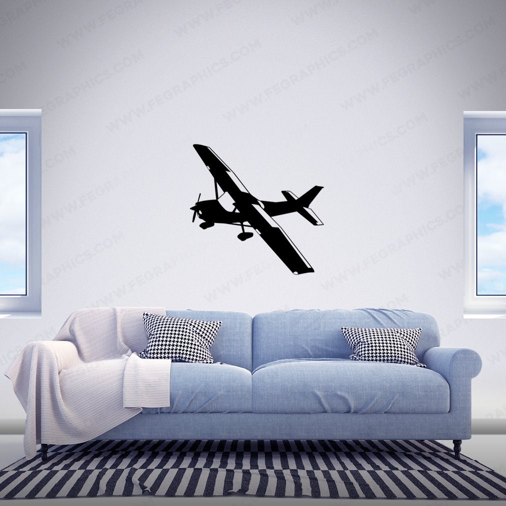 Cessna 172 angle 1 Cessna 172 Decal Cessna 172 Sticker - Etsy