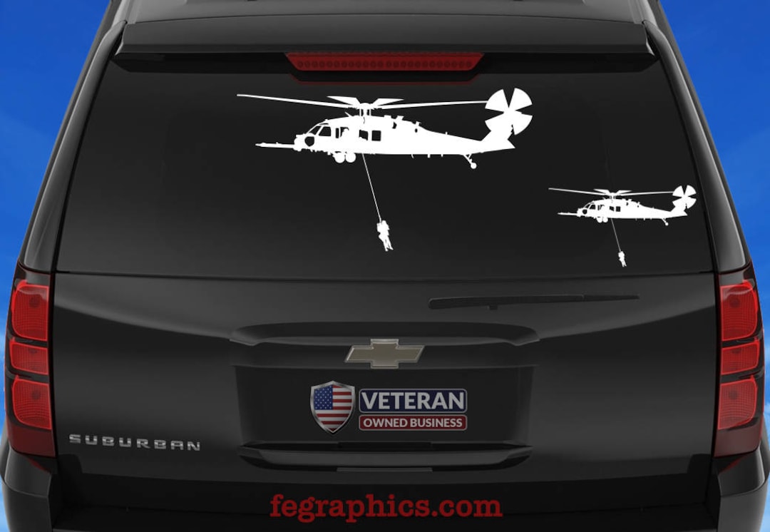 HH-60 Decal - RESCUE 1 - HH60 Pave Hawk Vinyl Decal / Sticker H60 Decal ...