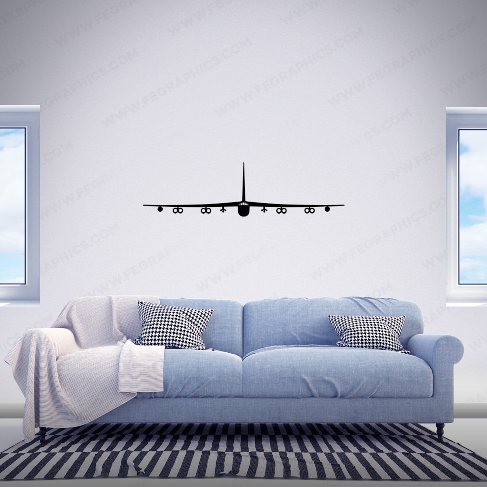 B-52D Decal [front Bombs] B52D Stratofortress BUFF Decal, B-52 Sticker ...