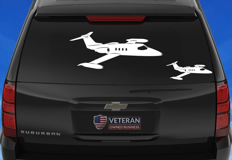 Learjet 25 angle 1 Lear 25 Decal Learjet 25 Vinyl Decal - Etsy
