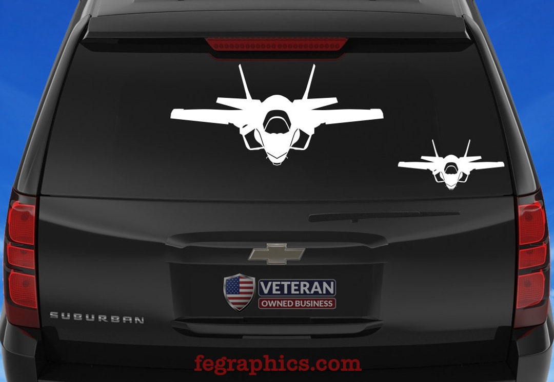 F-35B front Down F-35B Decal, F-35 Decal, F-35 Sticker, F-35 Lightning ...