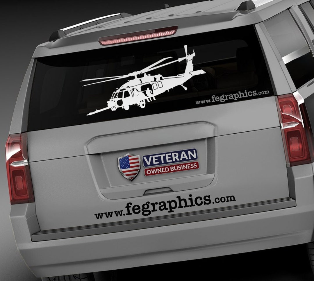 HH-60G Pave Hawk [angle 3] HH60G Decal, HH60 Pave Hawk, Vinyl Decal ...