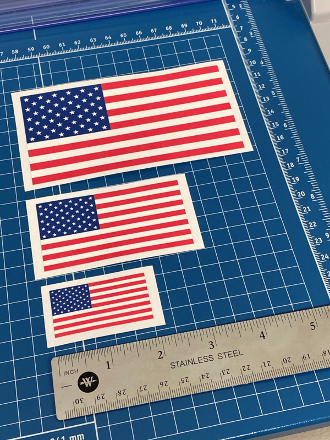 US Flag Decal [high Quality] U.S. Flag Decal, US Flag Sticker, American ...