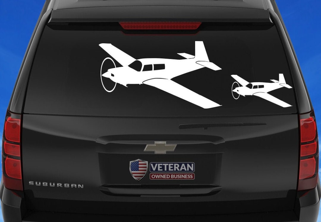 Mooney M20 [angle 1] Mooney M20 Decal, Mooney M20 Sticker, Vinyl Decal ...