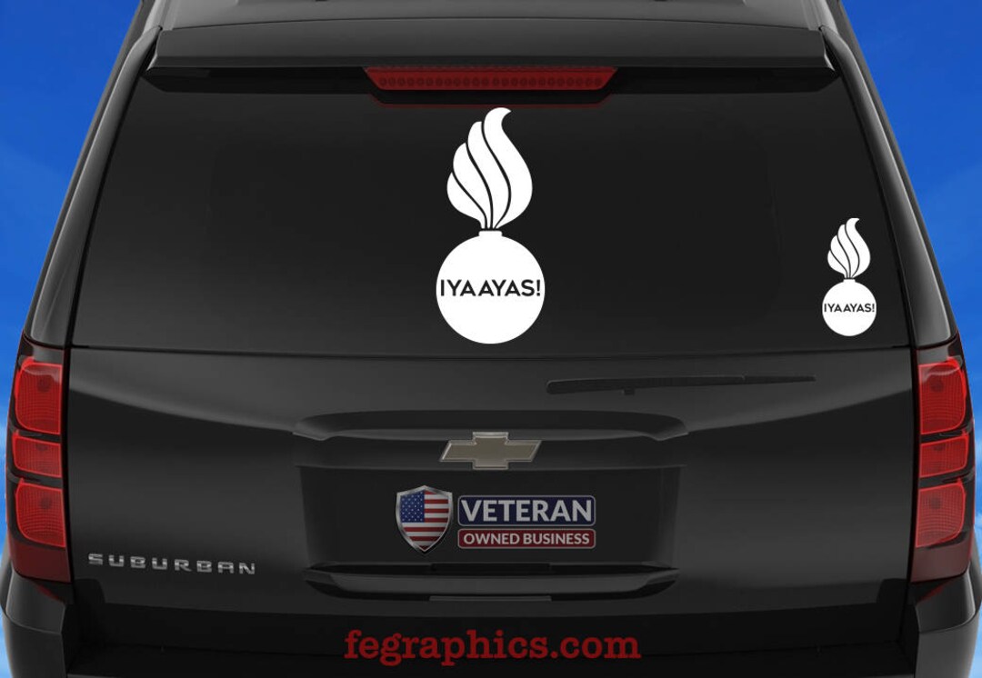 AMMO IYAAYAS Piss Pot - Front - Vinyl Decal / Sticker - Etsy