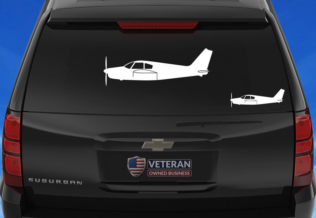 Piper PA-28 Cherokee [side Gear Up] Piper PA-28 Decal, Piper PA-28 ...