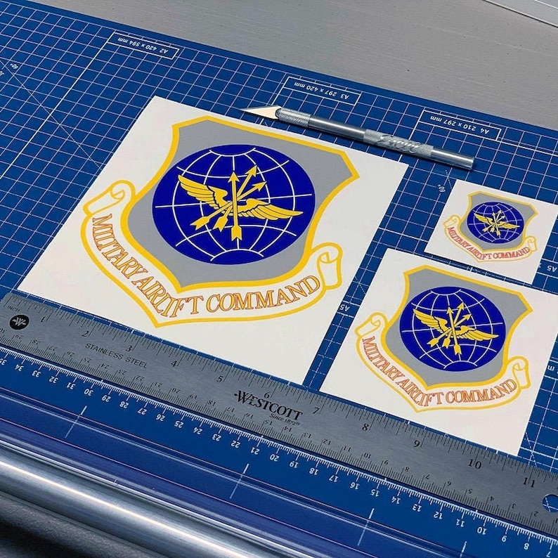 MAC Patch Decal high Quality Military Airlift Command - Etsy